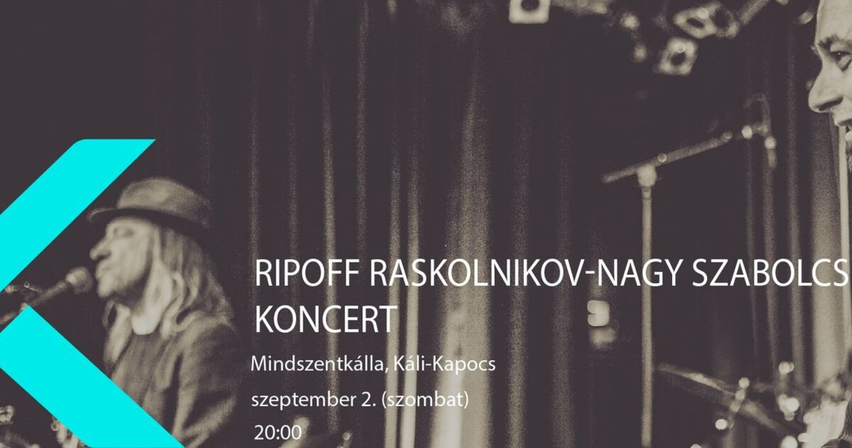 Ripoff Raskolnikov - Nagy Szabolcs Koncert / Kultháló